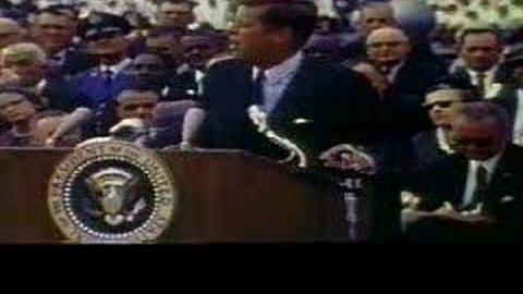 President John F. Kennedy Space Speech 1962