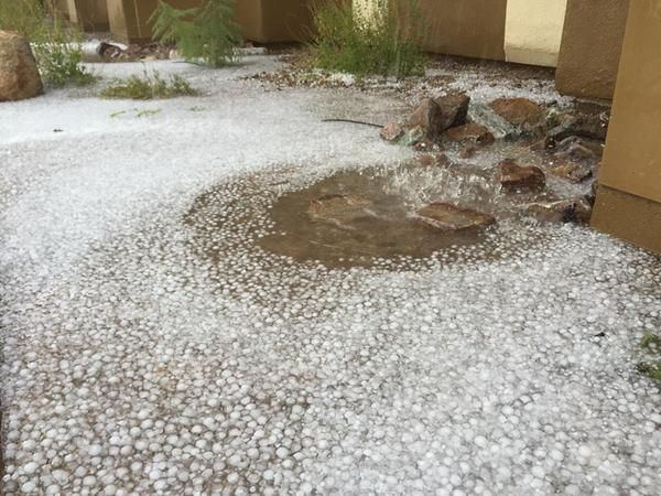 October storm brings Tucson heavy rain, hail, flooded streets