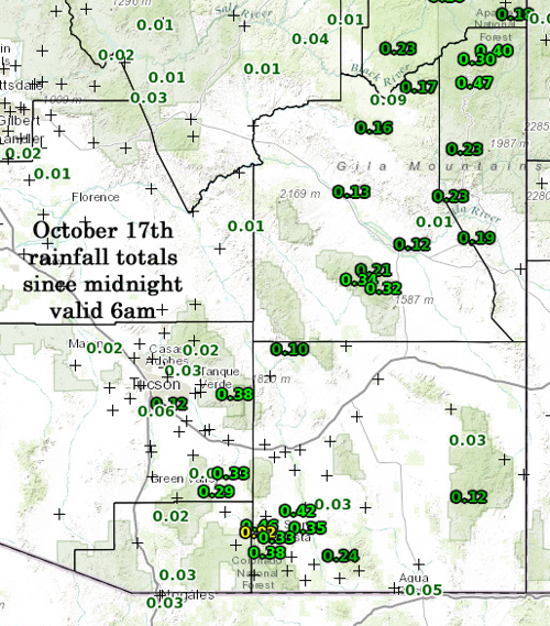 Tucson Weather: A wet start to the weekend