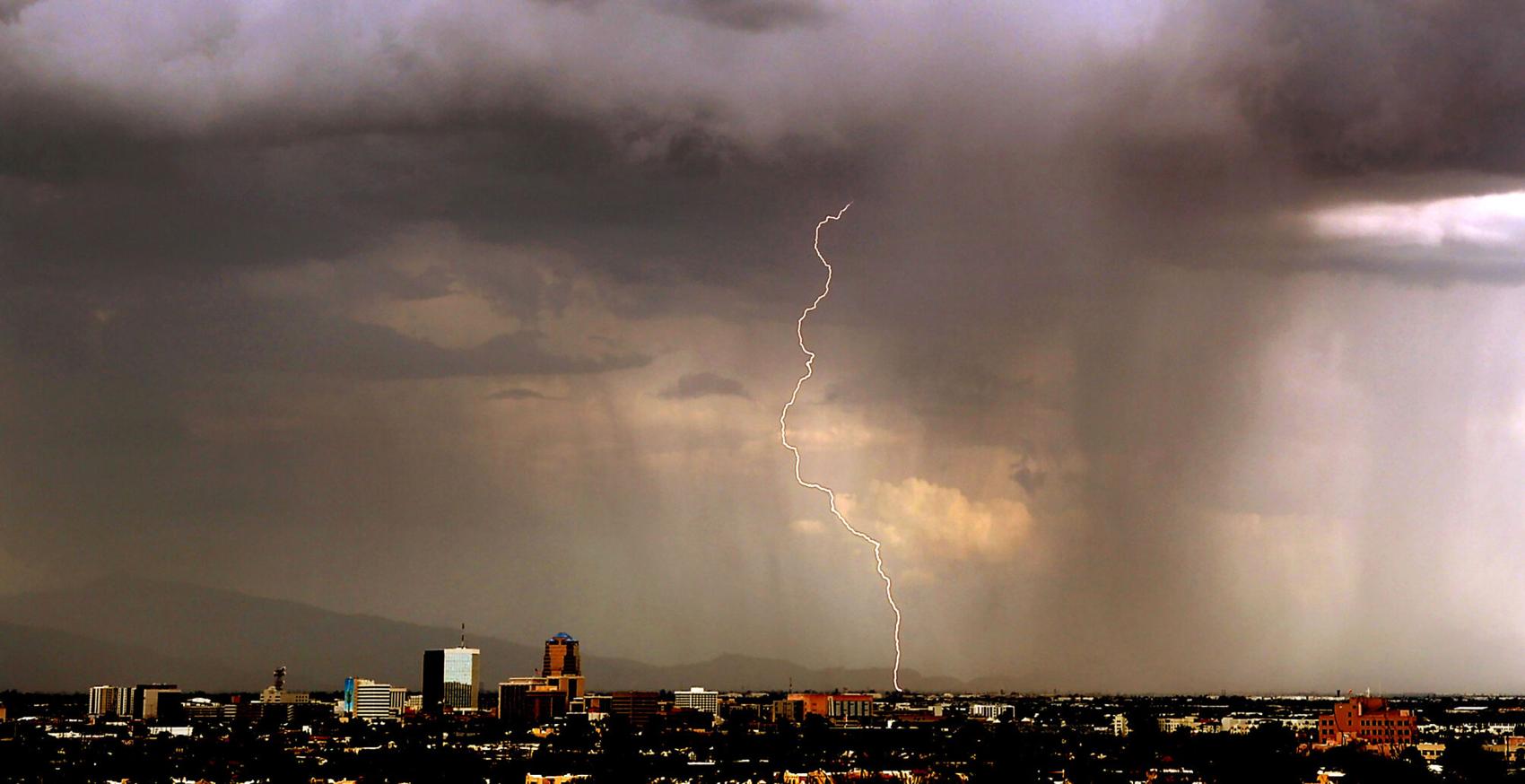 Tucson's monsoon rain slightly below average so far
