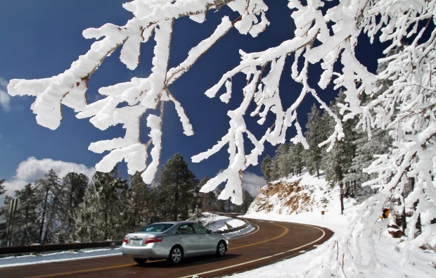 Photos: Snow on Mt. Lemmon and Catalinas | Local news | tucson.com