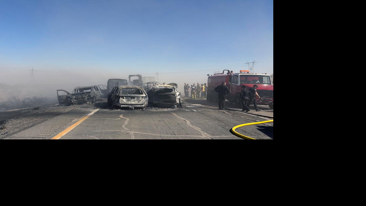 4 killed, 8 injured in fiery Arizona crash