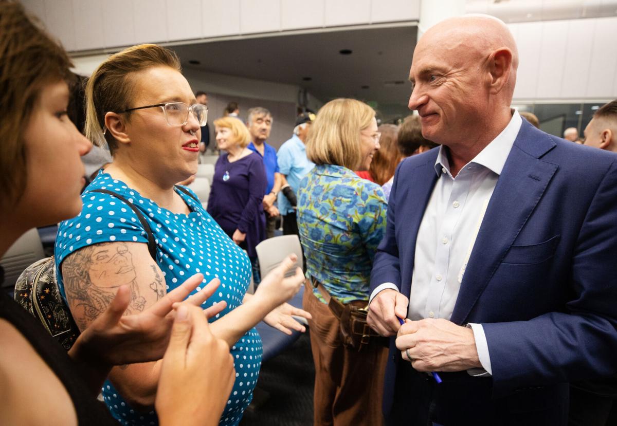 Photos: Senator Mark Kelly hosts town hall about healthcare in Tucson