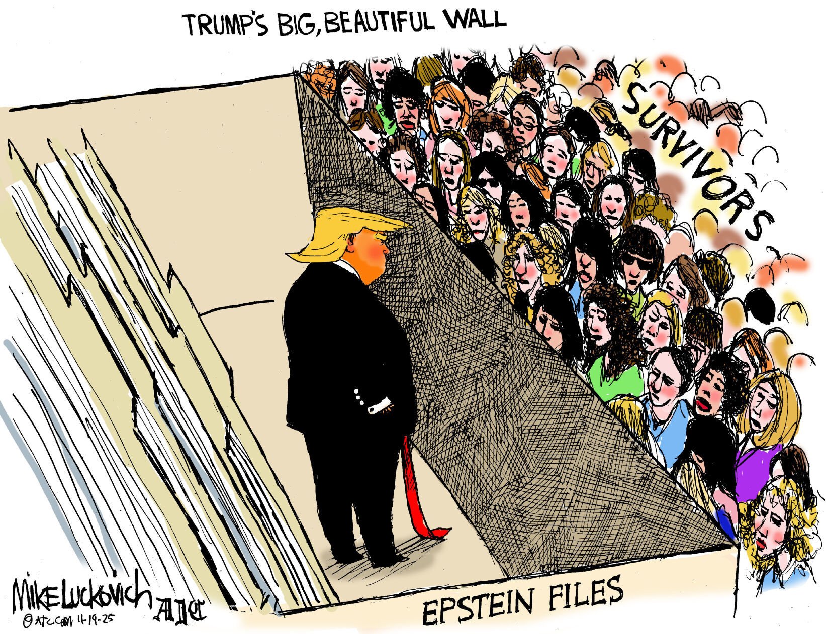 16 political cartoons dig into the Epstein files