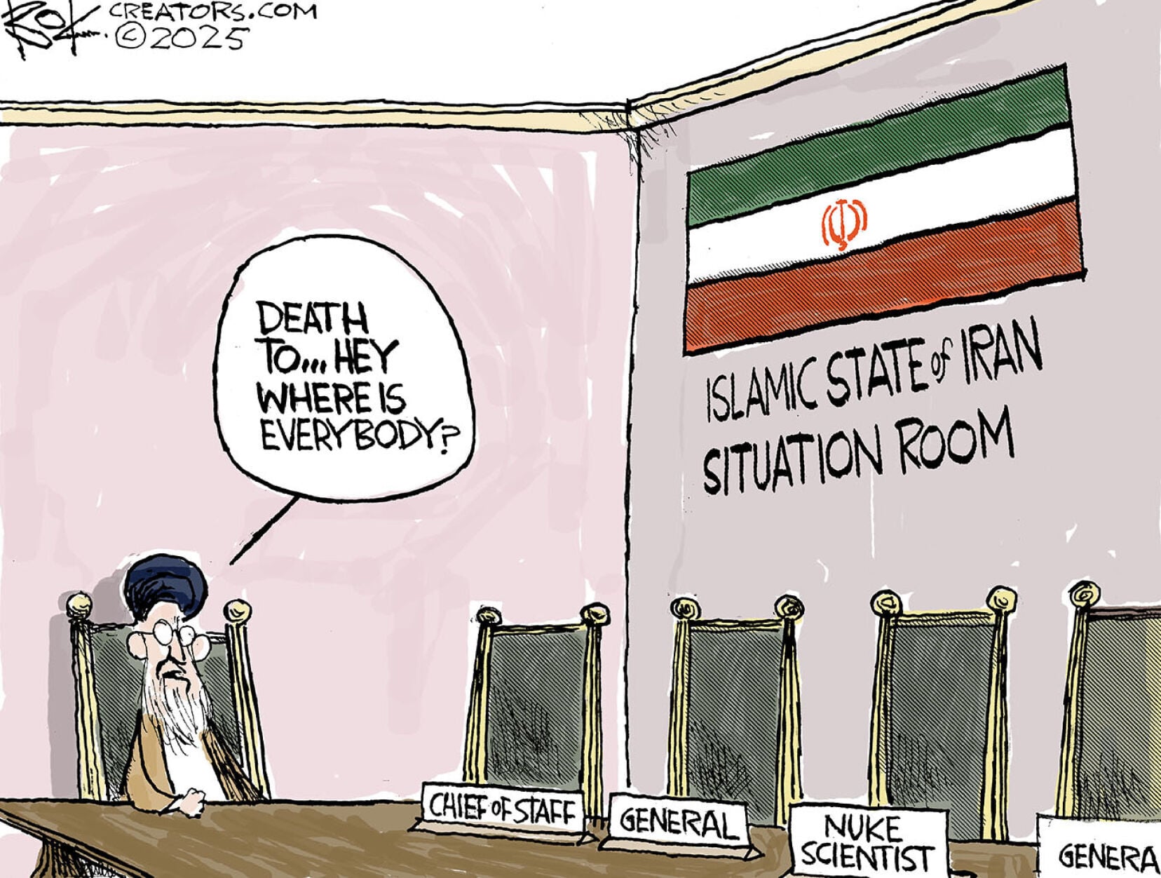 10 political cartoons target the war between Iran and Israel