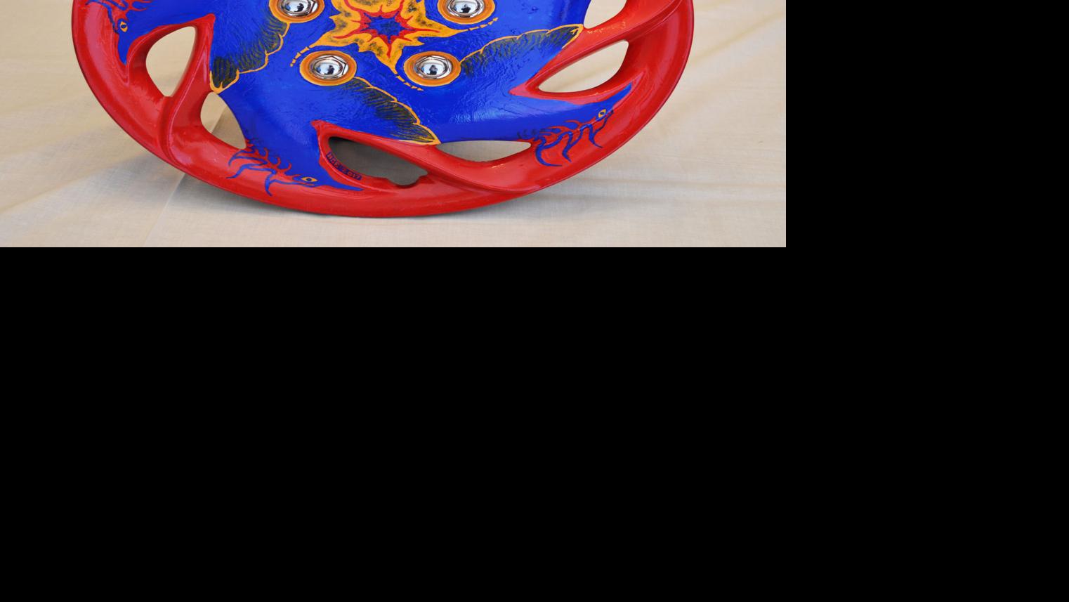 The zen of hubcap painting