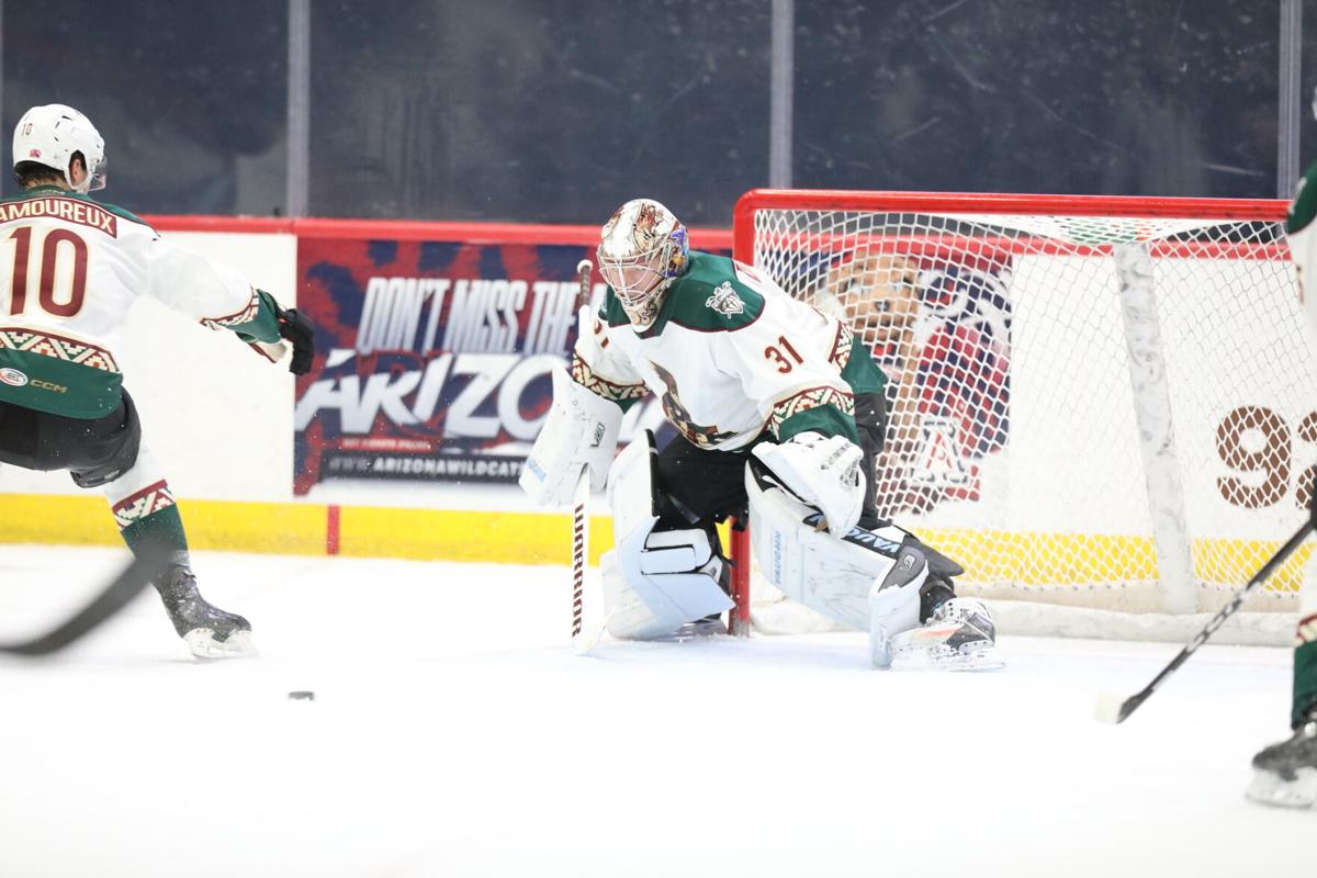 Goalie Villalta moving up Tucson Roadrunners' career lists
