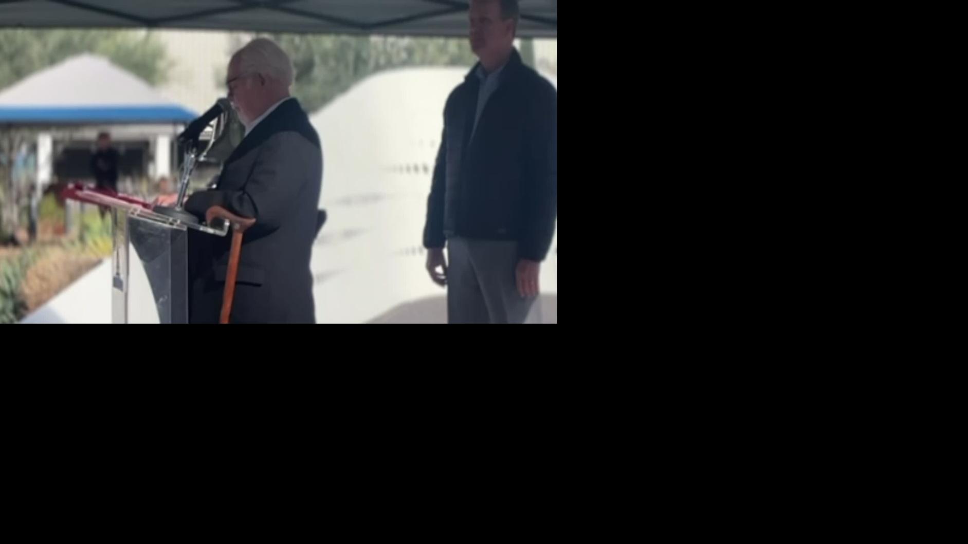 Former congressman Ron Barber speaks at the Jan. 8 remembrance ceremony