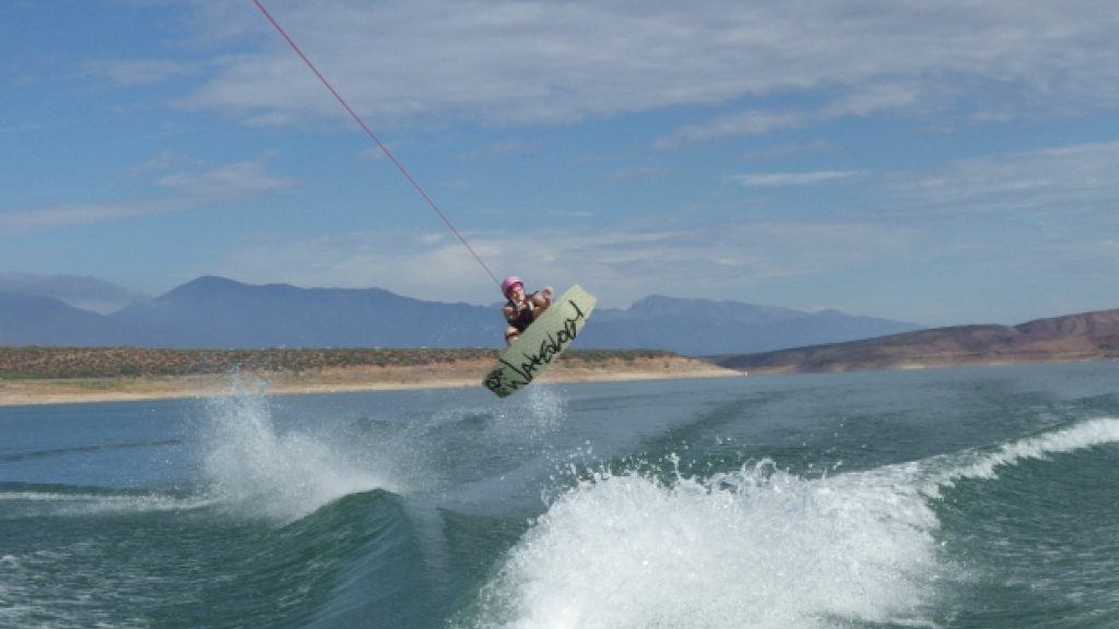 Wakeboard hits 4 lakes for 40th birthday