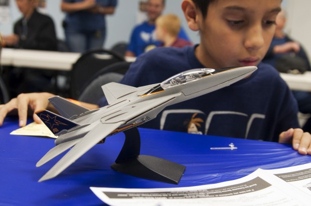 Build model planes, then see real thing