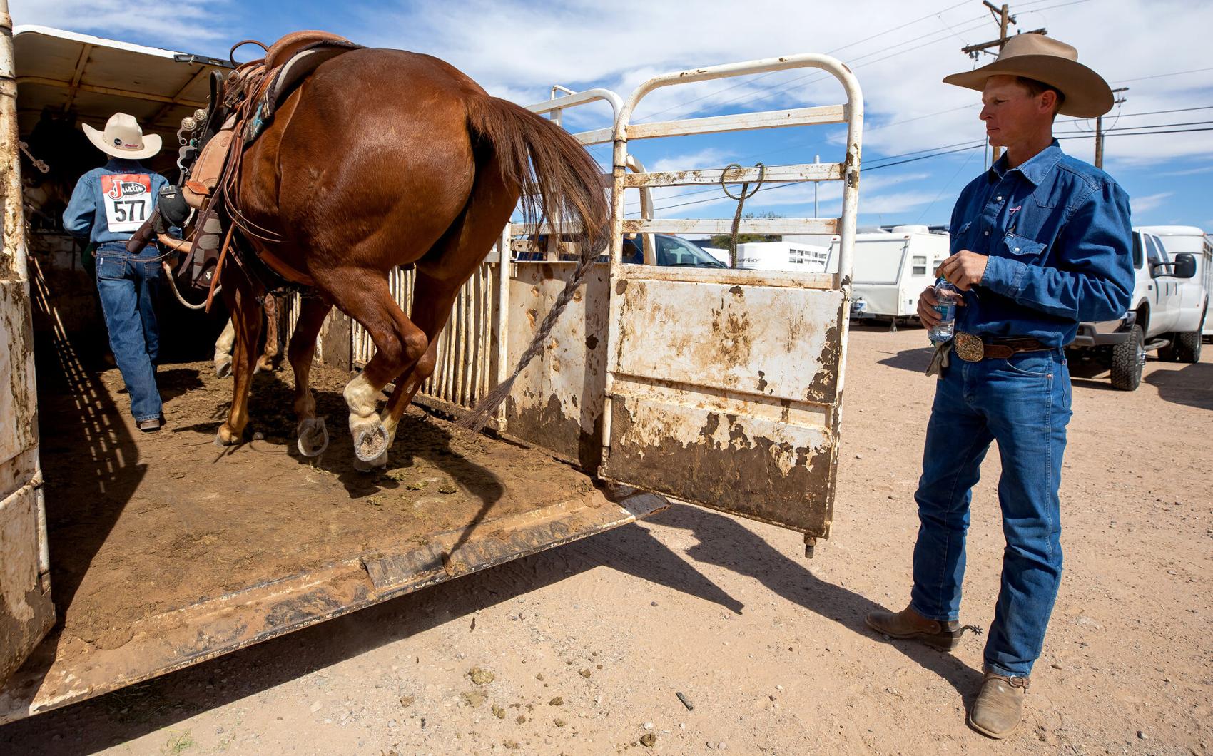 Rodeo roper Traven Todd, 12, following in father's footsteps