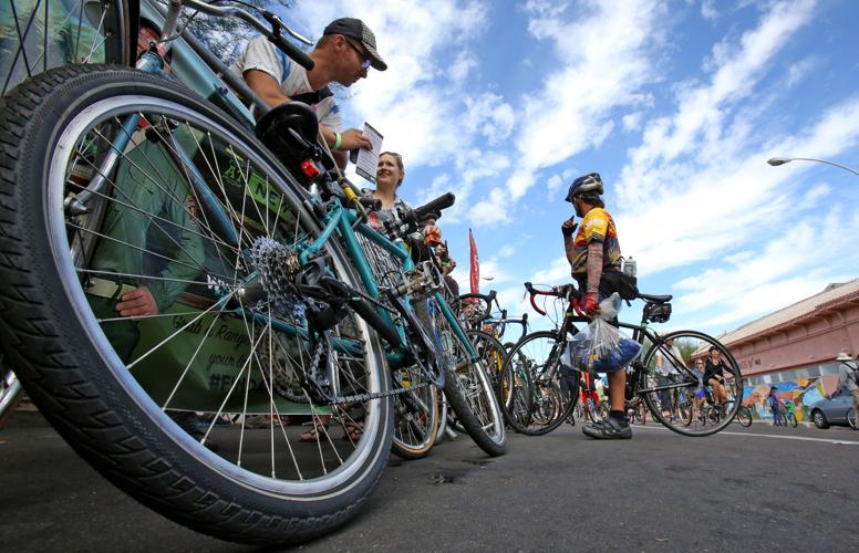 Photos: The cowcycle at Cyclovia Tucson | Latest Headlines | tucson.com