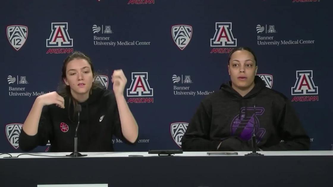 VIDEO: Arizona women's basketball players Esmery Martinez, Helena Pueyo ...