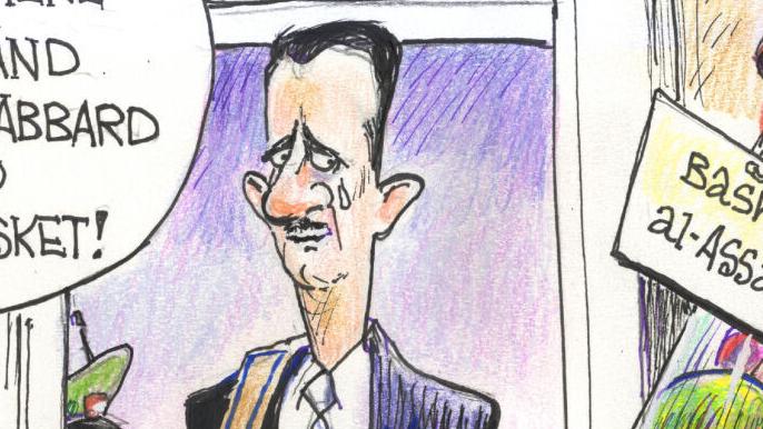 7 searing cartoons about Syria's former dictator Bashar al-Assad