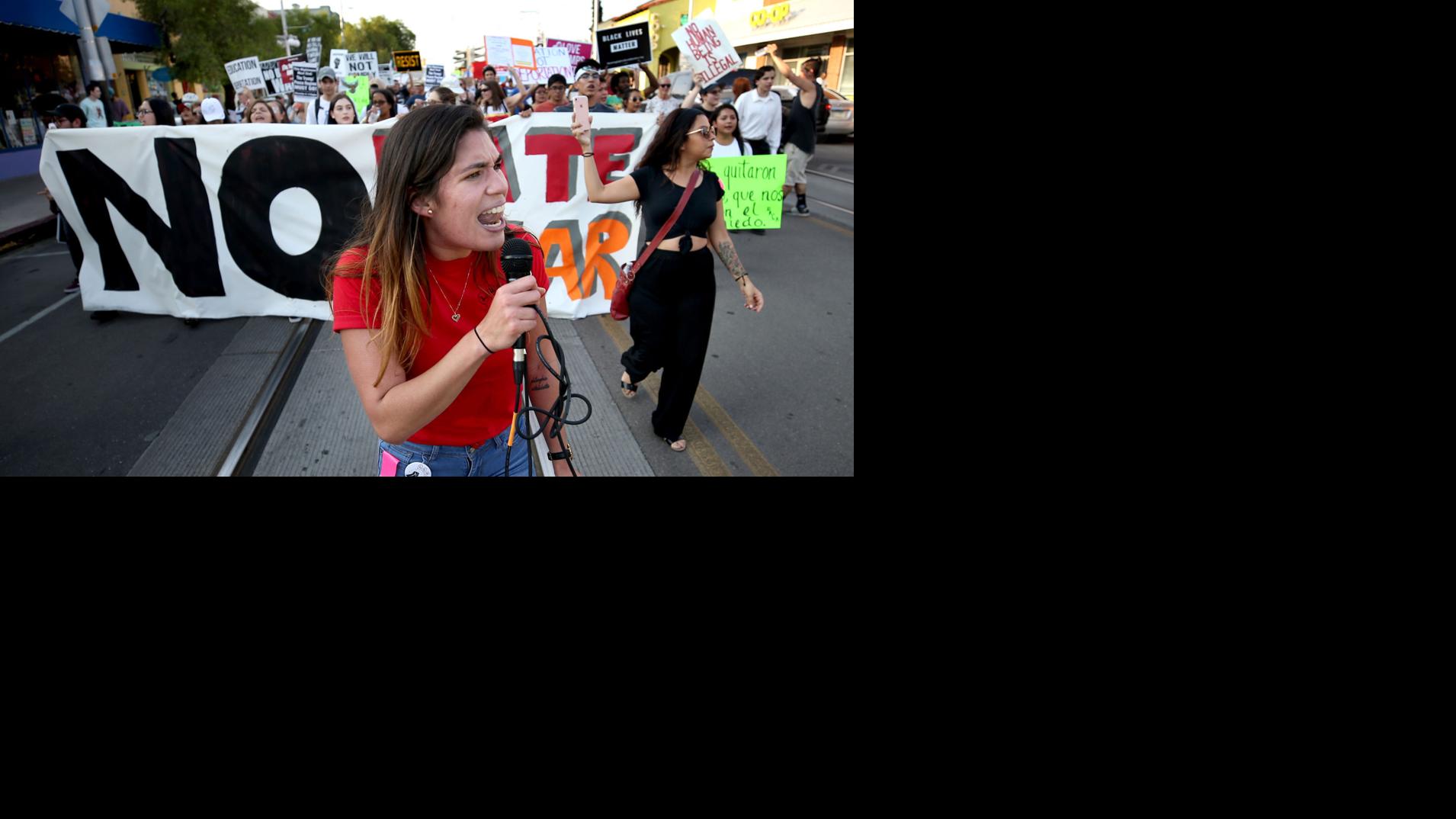 600 rally at Tucson city hall in support of DACA, immigrant families
