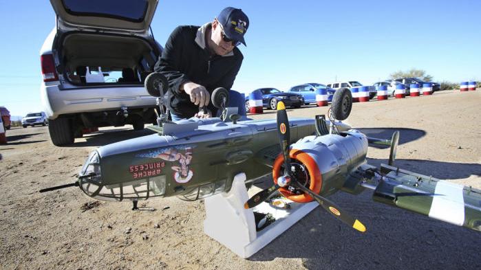 Small-scale warbirds take to skies