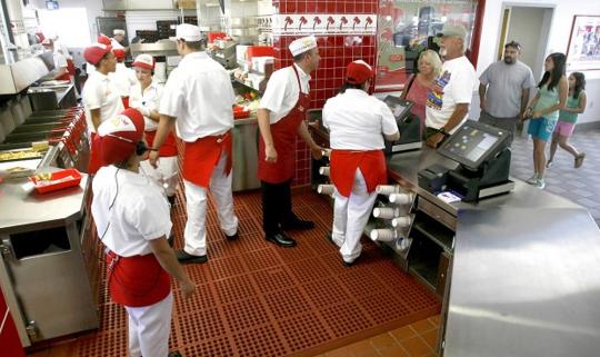 In-N-Out Burger workers ready to meet needs