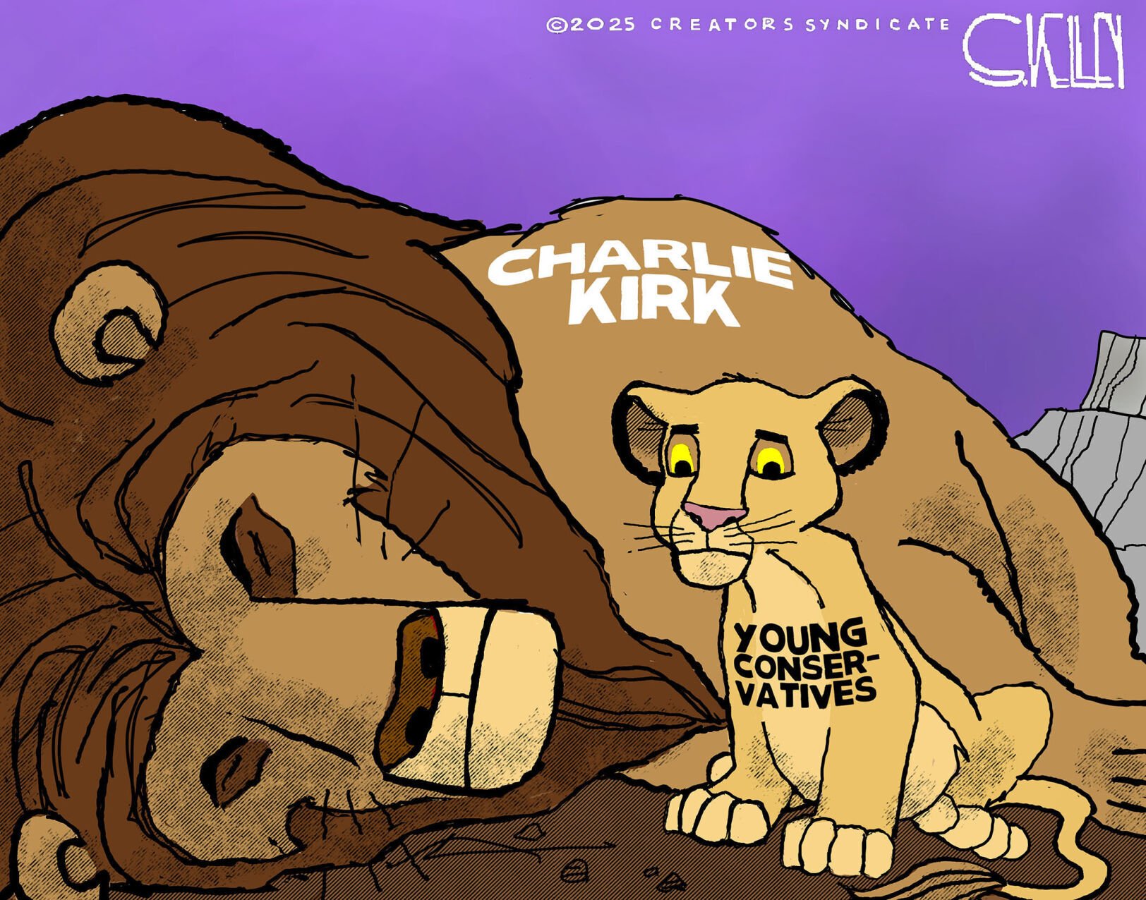8 political cartoons mourn the assassination of Charlie Kirk