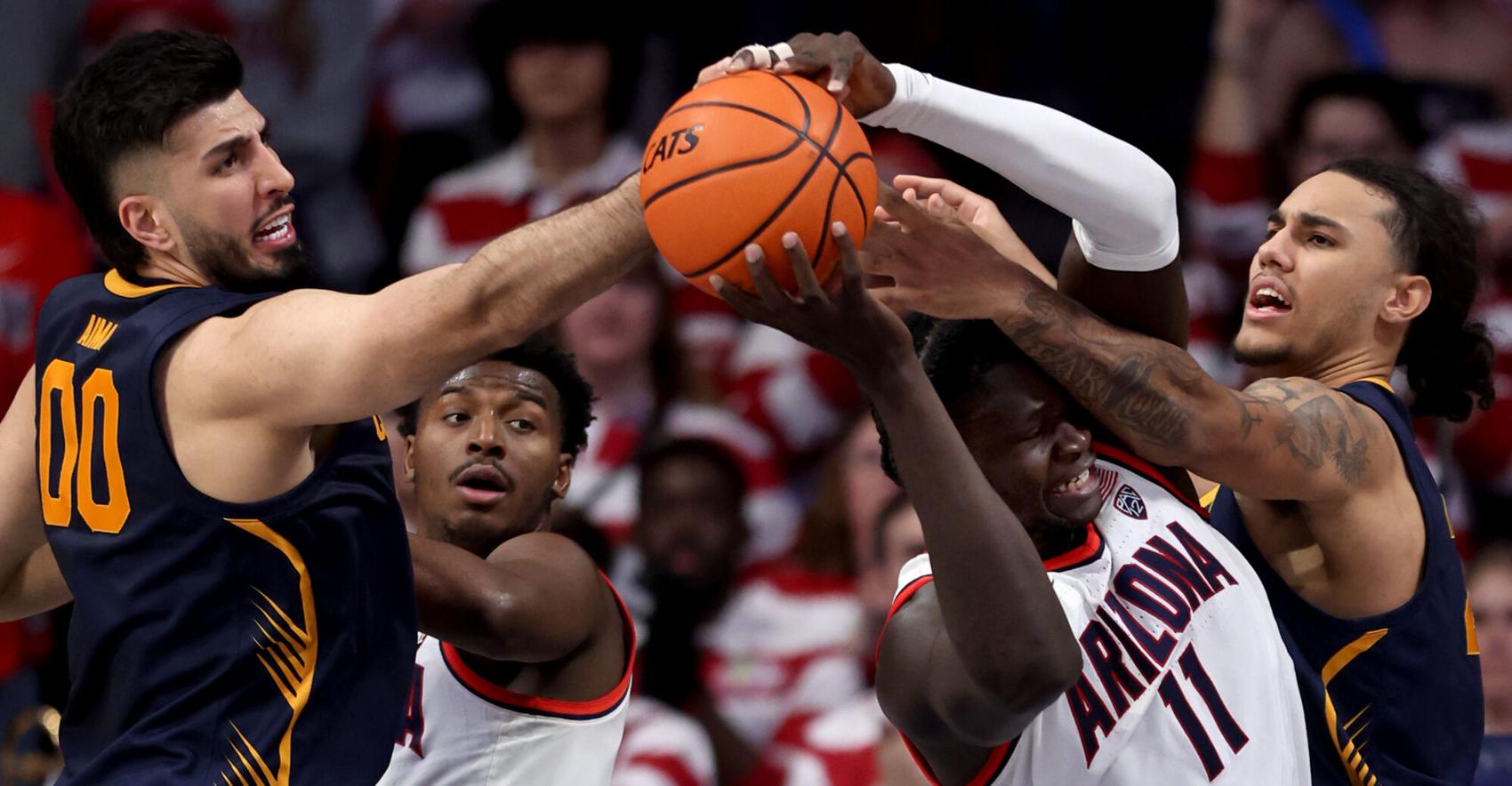 Oumar Ballo helps power Arizona Wildcats to 91-65 win over California ...
