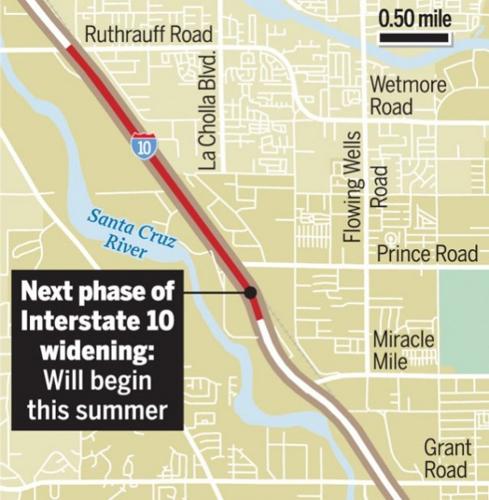 Get ready for more widening on I-10 | Northwest | tucson.com