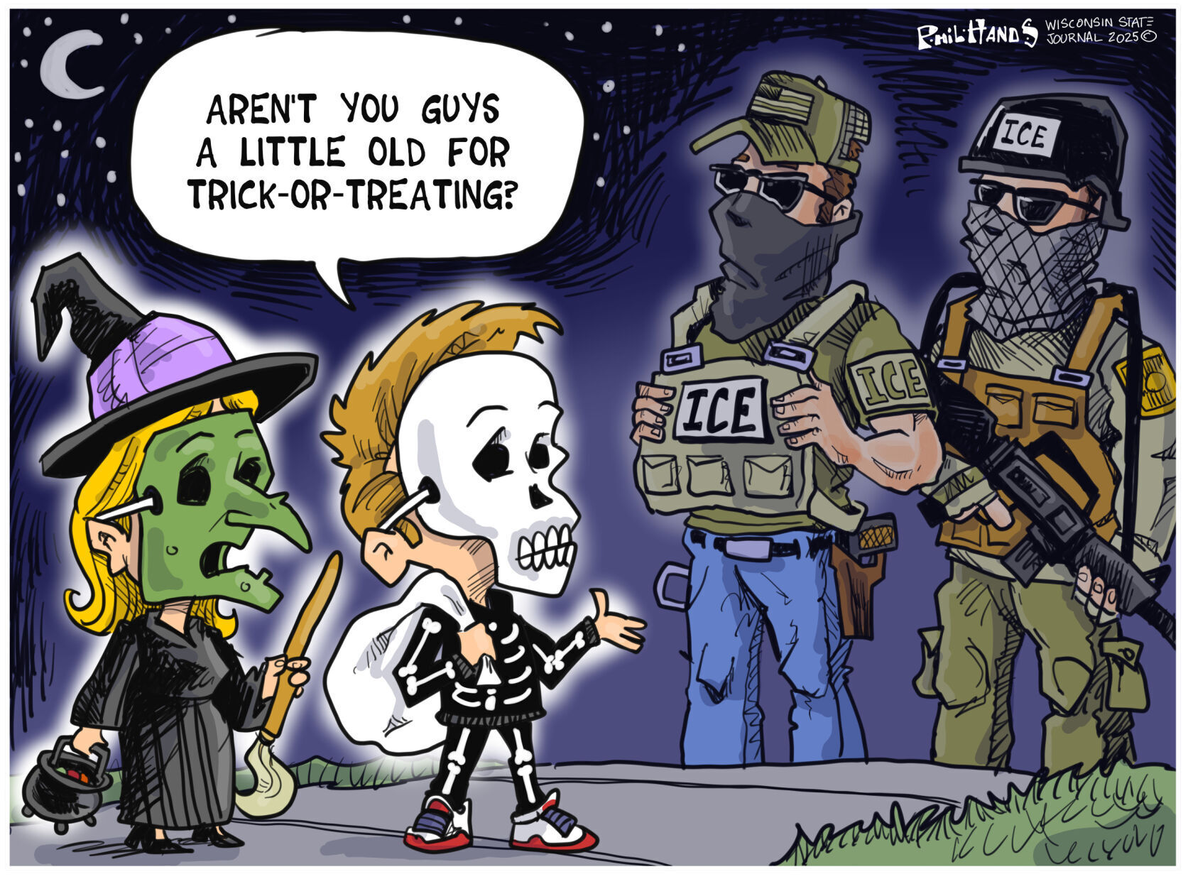 8 cartoons haunt the politicians on Halloween
