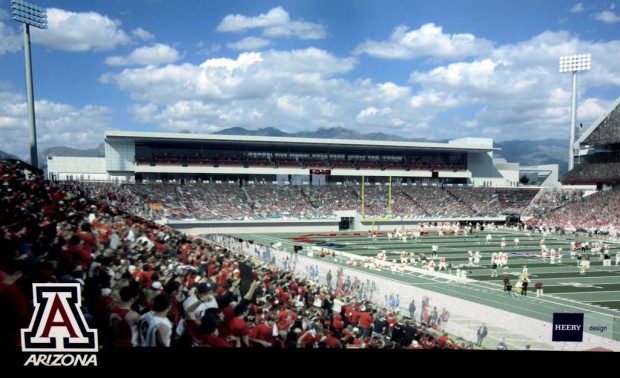 Arizona Stadium: UA starts building its future