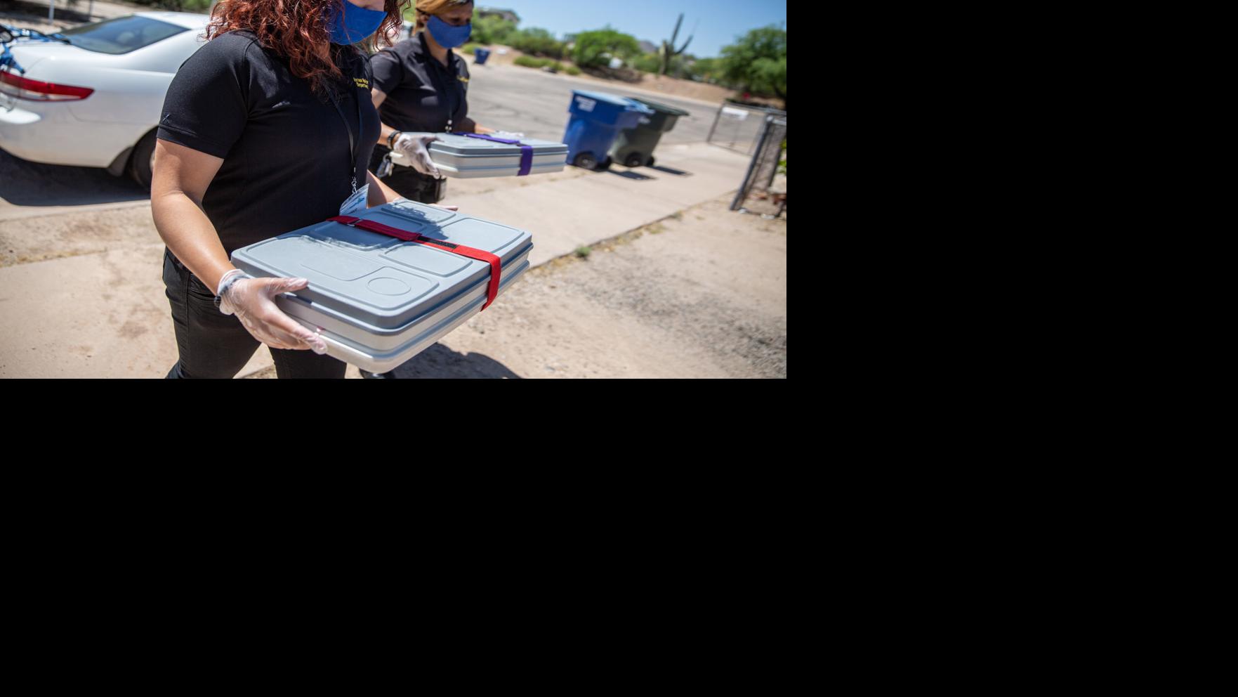 Special assignment: 2 dozen Tucson police officers volunteering as meal ...