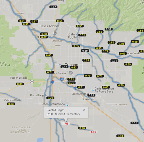 Tucson-area rainfall totals range from 1 to 3 inches | Local news ...