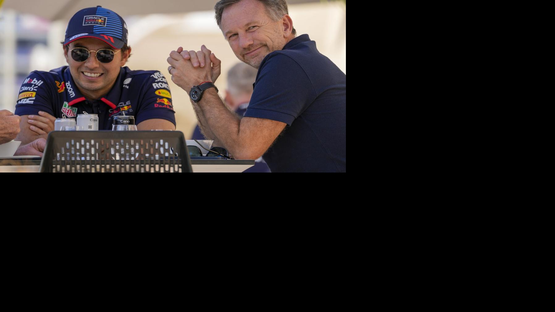 Horner, facing misconduct claims, appears at F1 testing