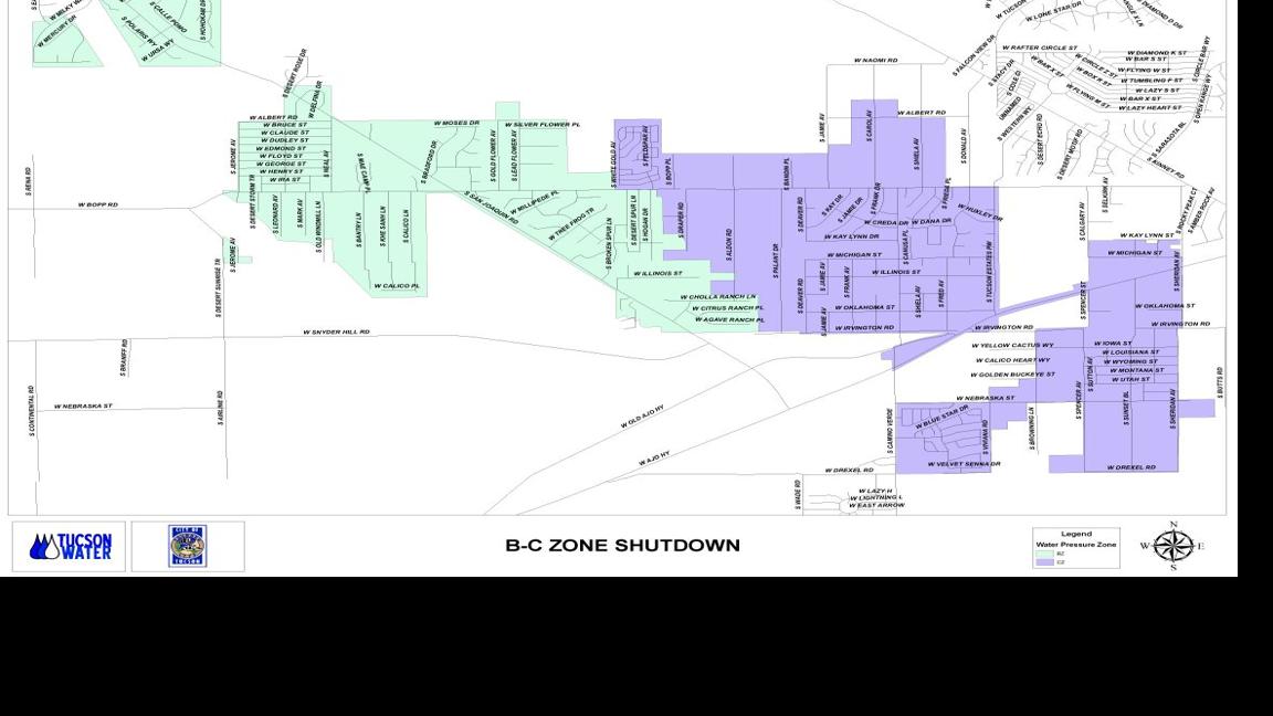 Tucson's southwest side to lose water service Friday night | Local news ...