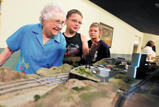 Model train evokes memories on the rails