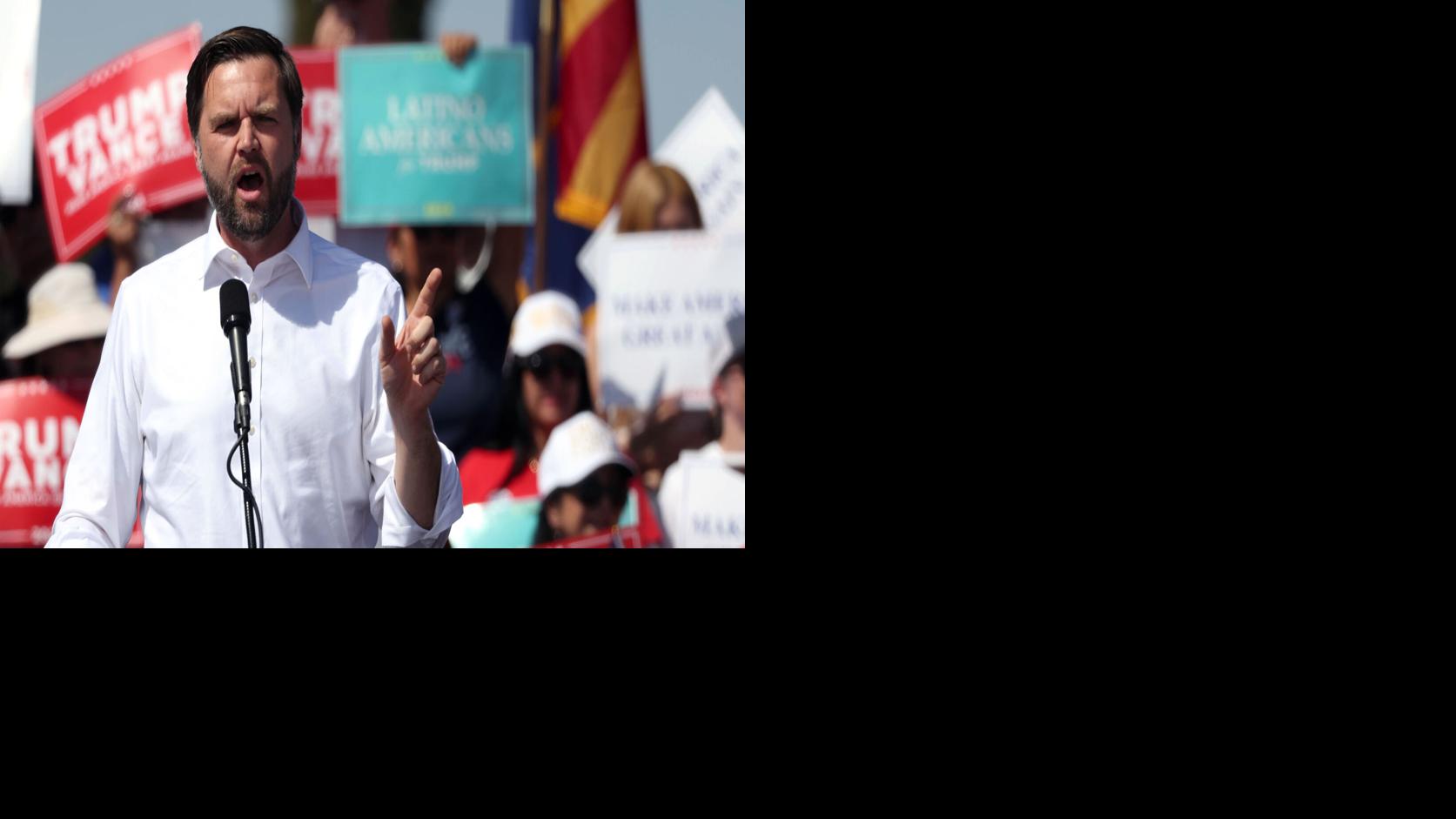 Photos: Vice presidential candidate JD Vance holds a rally at Tucson ...