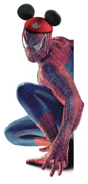 Spidey joins Mickey in Magic Kingdom