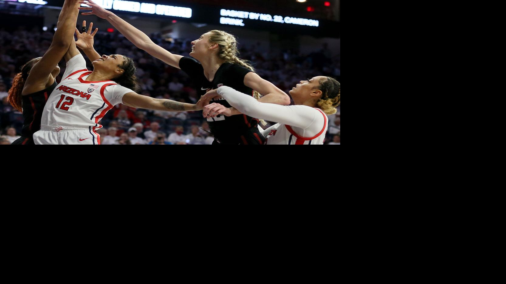 Brink's 25 and 19 pace Stanford to 96-64 win over Arizona | Women's ...