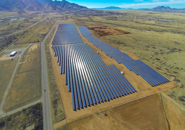 Fort Huachuca christens huge solar farm