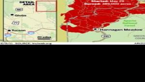 Massive Ariz. wildfire nears resort town | Wildfire | tucson.com