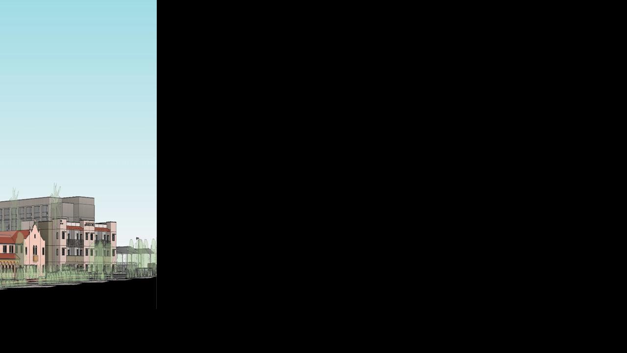 After years of negotiations, luxury apartments are going up at the site ...