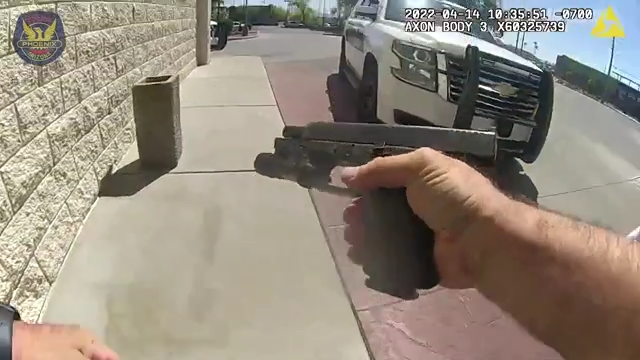 Watch now: Footage released of Phoenix officer shot at gas station ...
