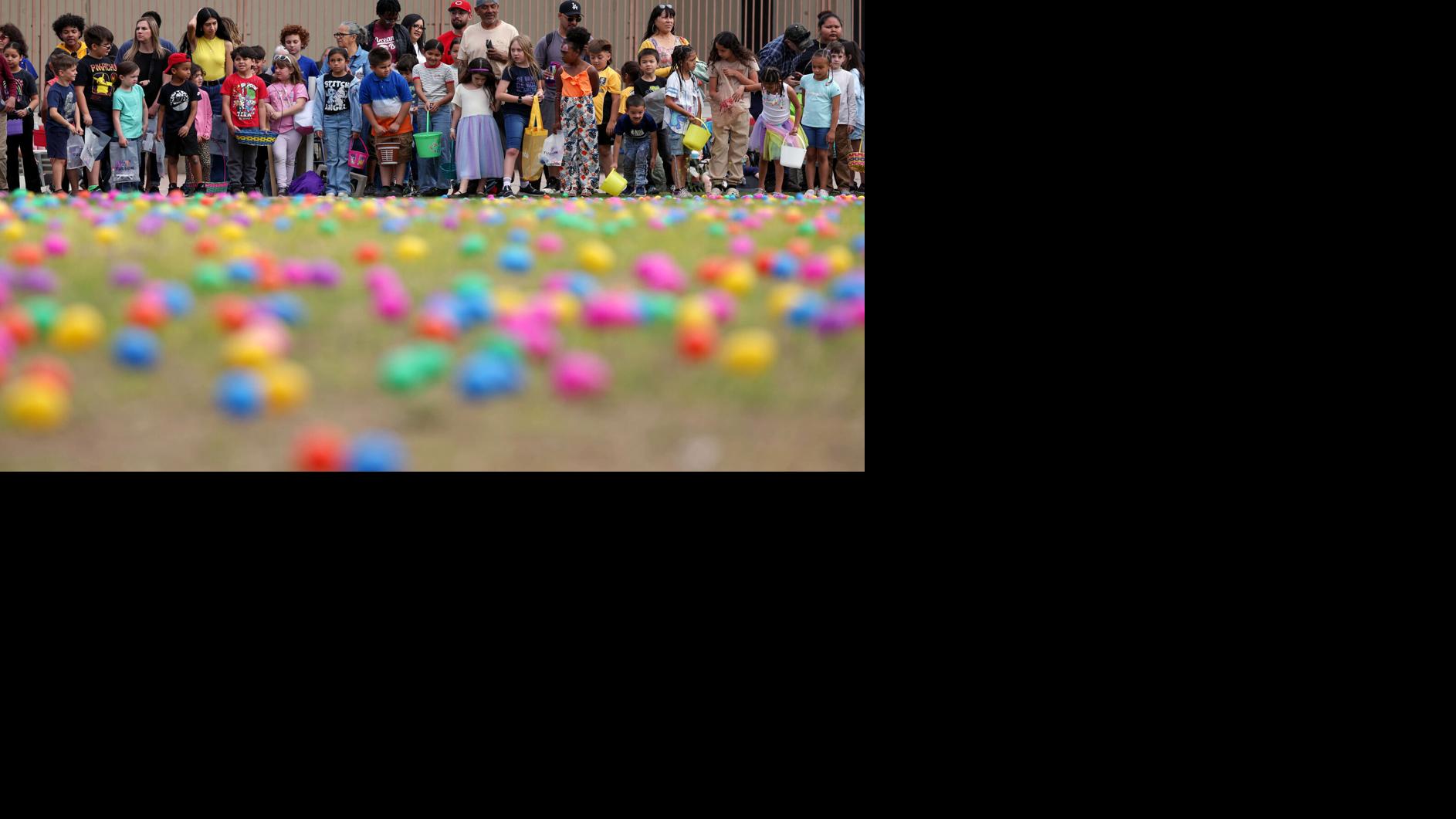Photos: Children and families gather inside of Gene C. Reid Park for ...
