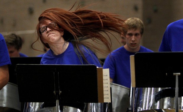 Steel bands from all over town play at CFHS concert