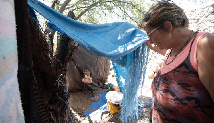 Photos: Tucson Homeless encampment in '100 acre woods'