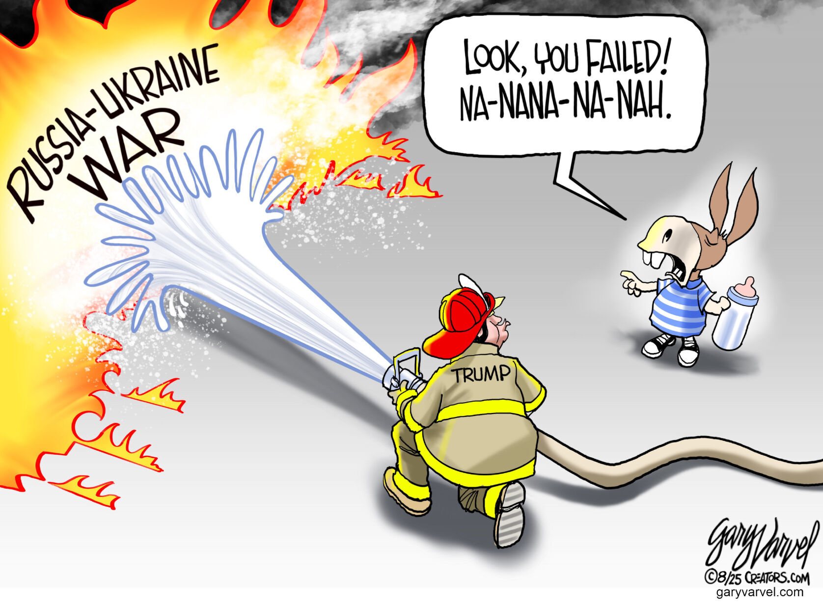 14 political cartoons target the war in Ukraine