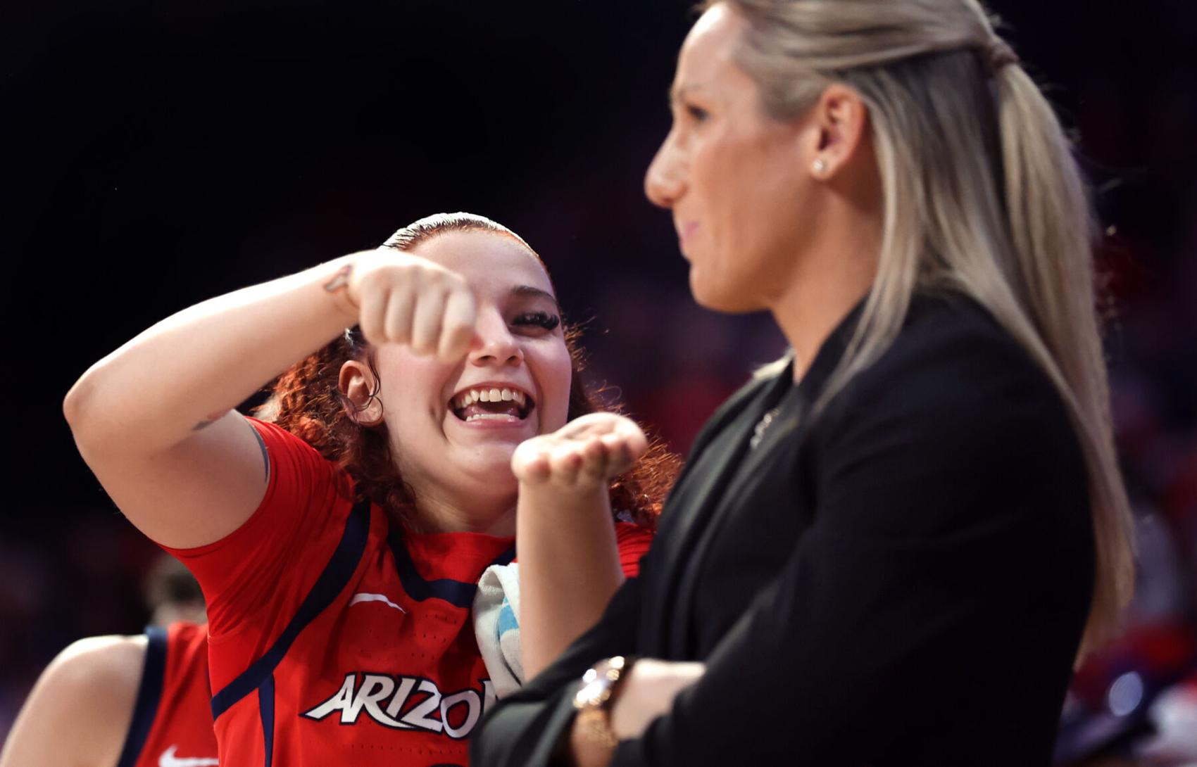 UA women blow out Bellarmine; Becky Burke gets 100th D1 win