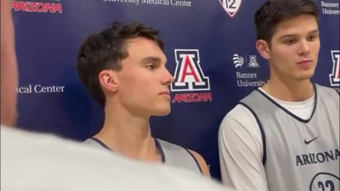 Arizona Basketball | Matthew Lang, Jordan Mains | Feb, 23, 2023