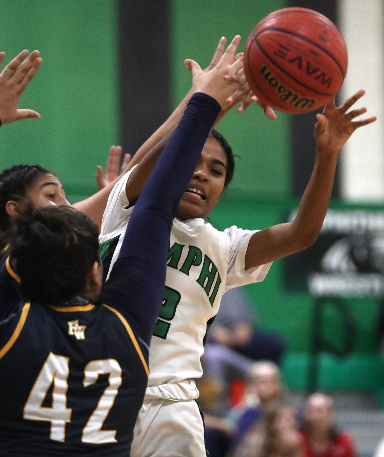 Photos: Flowing Wells rolls over Amphi 66-29, girls high school basketball