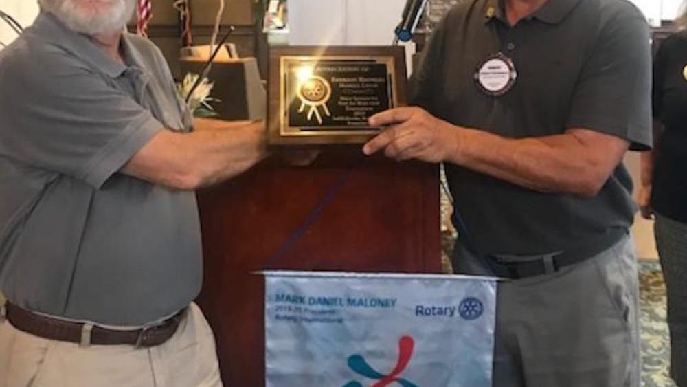 The Rotary Club of SaddleBrooke Recognizes Emerson and Peggy Knowles ...