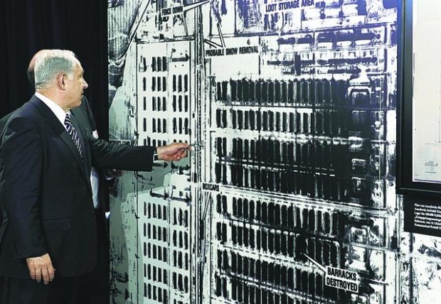 Netanyahu is given the blueprints for Auschwitz 'factory of death'