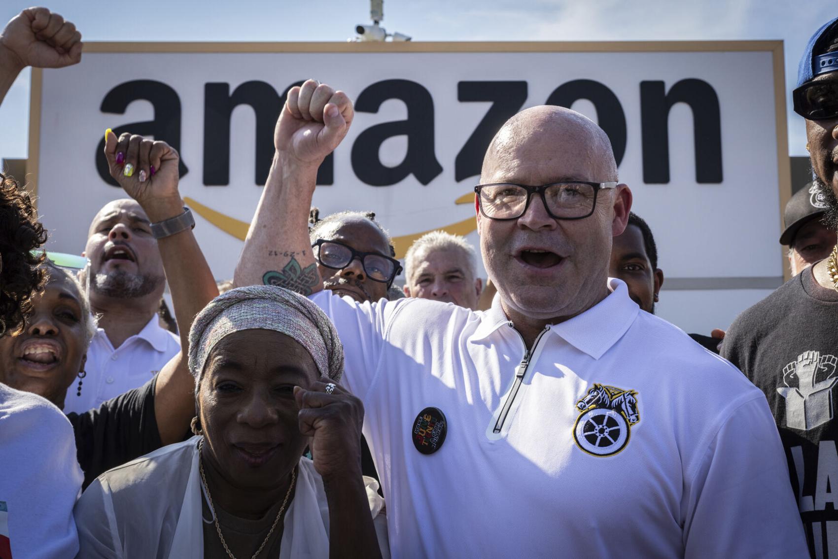 Amazon workers go on strike at 7 facilities