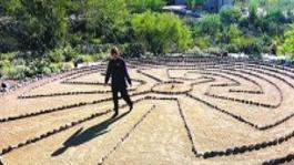 Walking maze clears mind