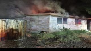 Tucson house destroyed in late-night fire